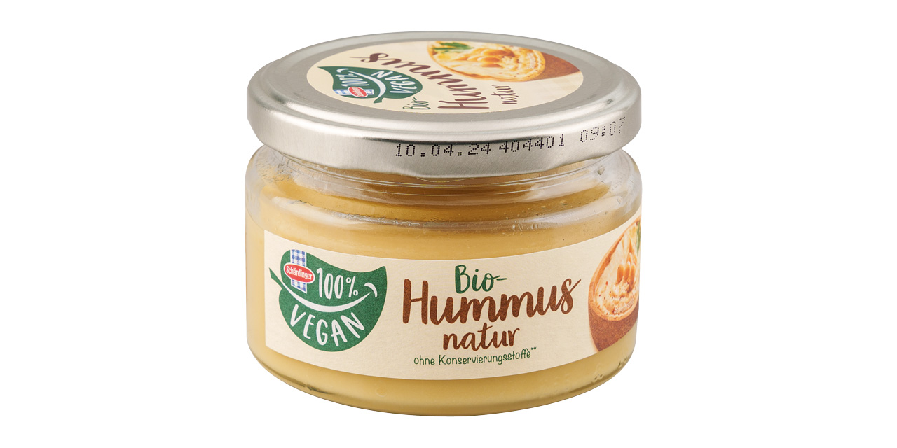 Schärdinger Bio Hummus natur: ohne Sesampaste | KONSUMENT.AT